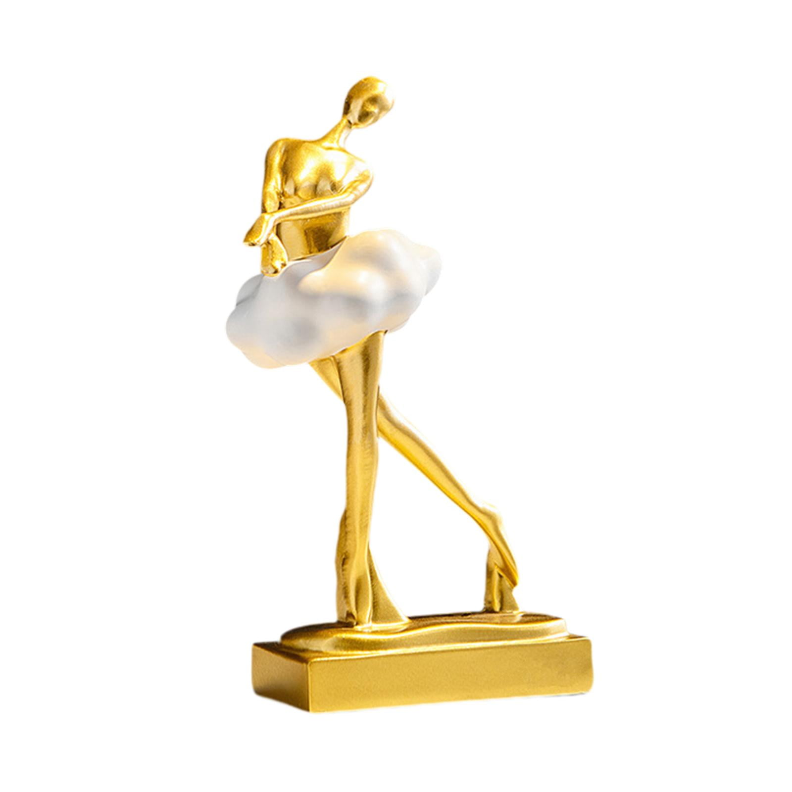 deevoka Ballet Dancer Statue Artwork Resin Figurine for Living Room ...