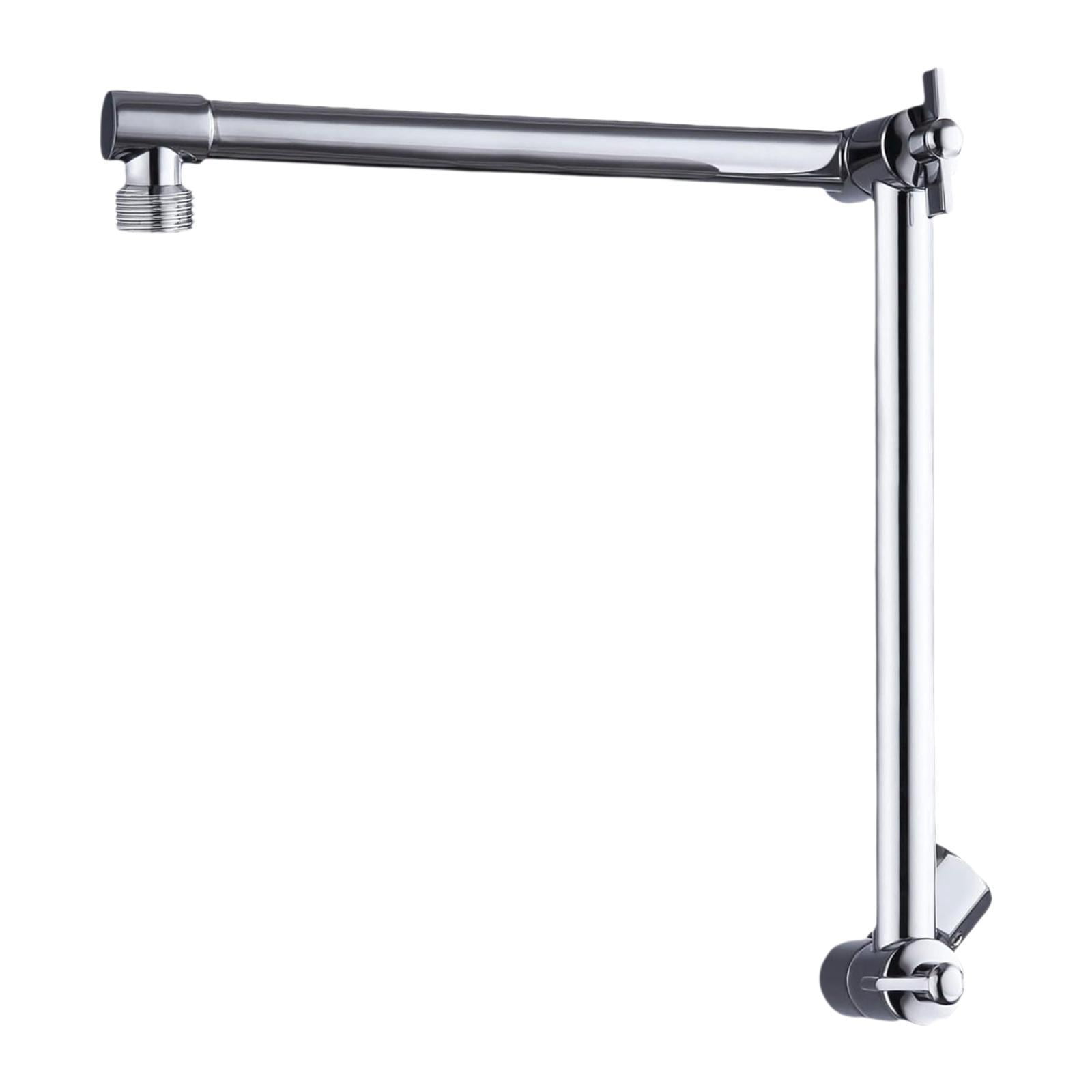 deevoka Bath Shower Extension Arm 18'' Easy Assemble Adjustable Height ...