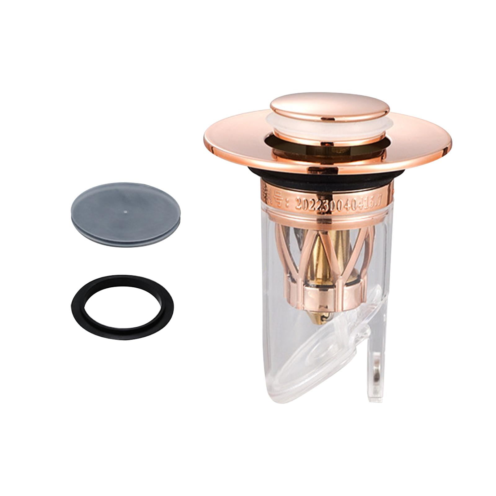 deevoka Bathroom Sink Stopper Push Plug Cover for Wash Basin Bathtub ...