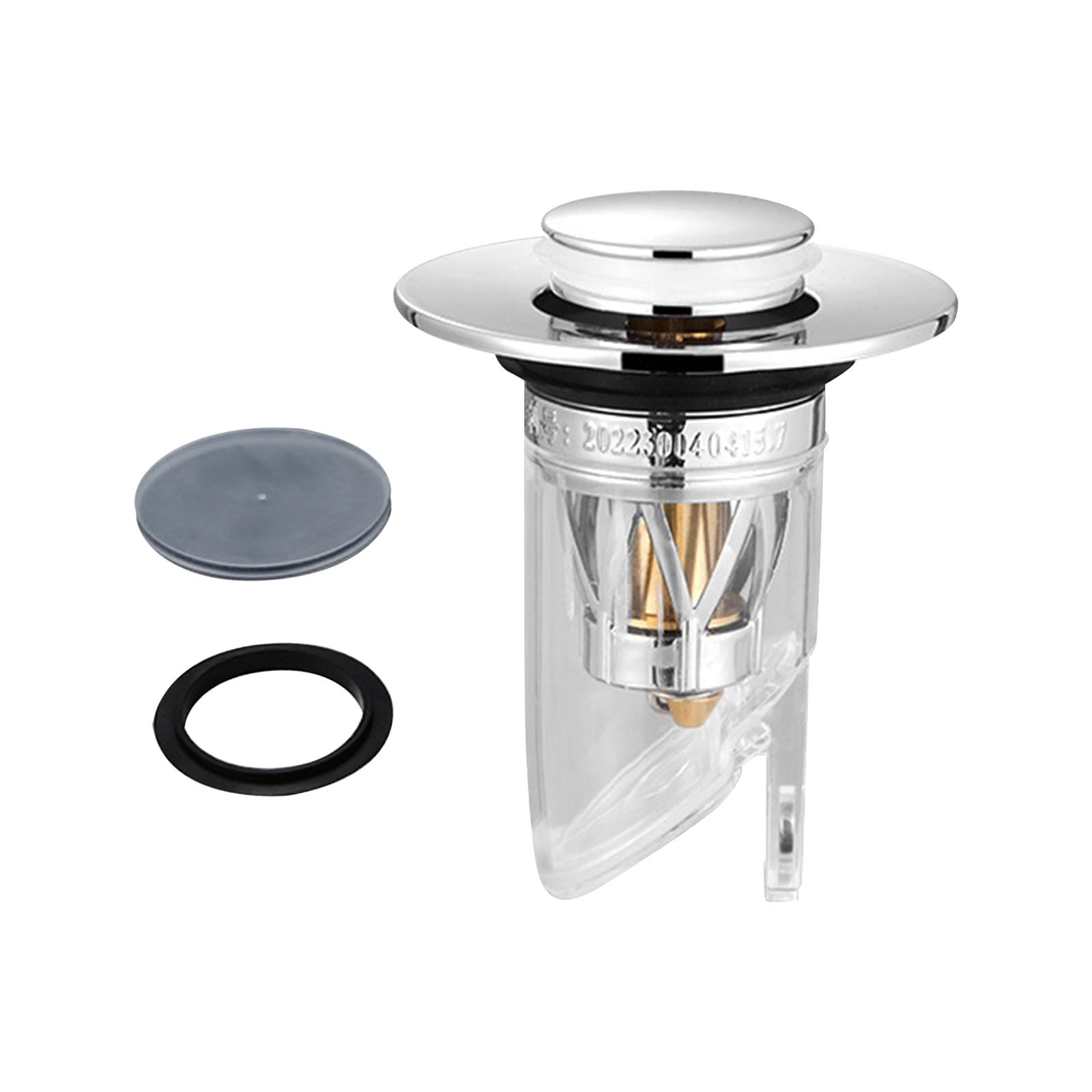 deevoka Bathroom Sink Stopper Push Plug Cover for Wash Basin Bathtub ...