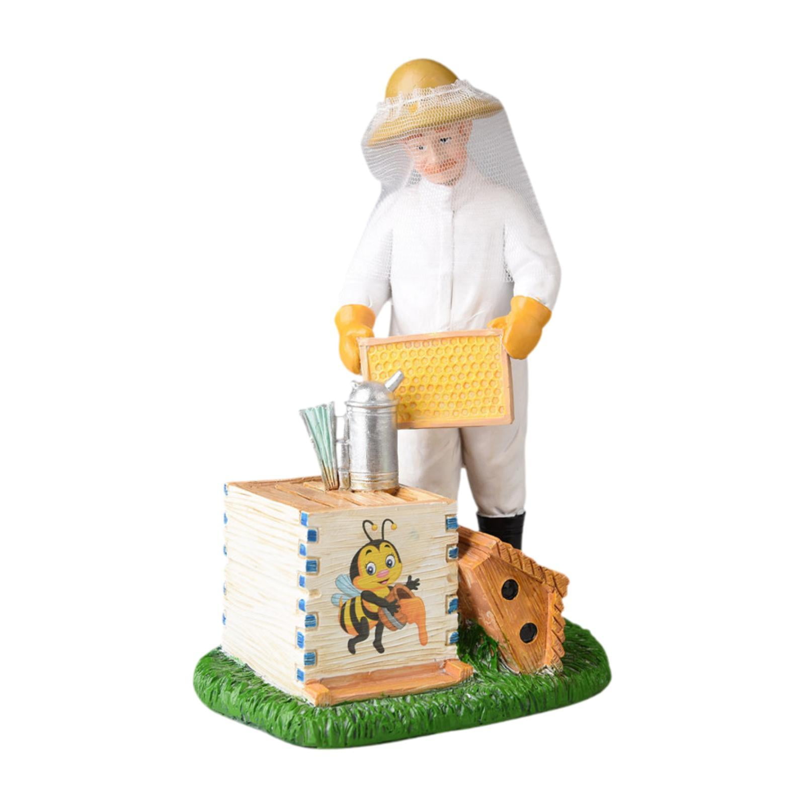 deevoka Beekeeping Art Statue Artwork Resin Figurine for Indoor ...