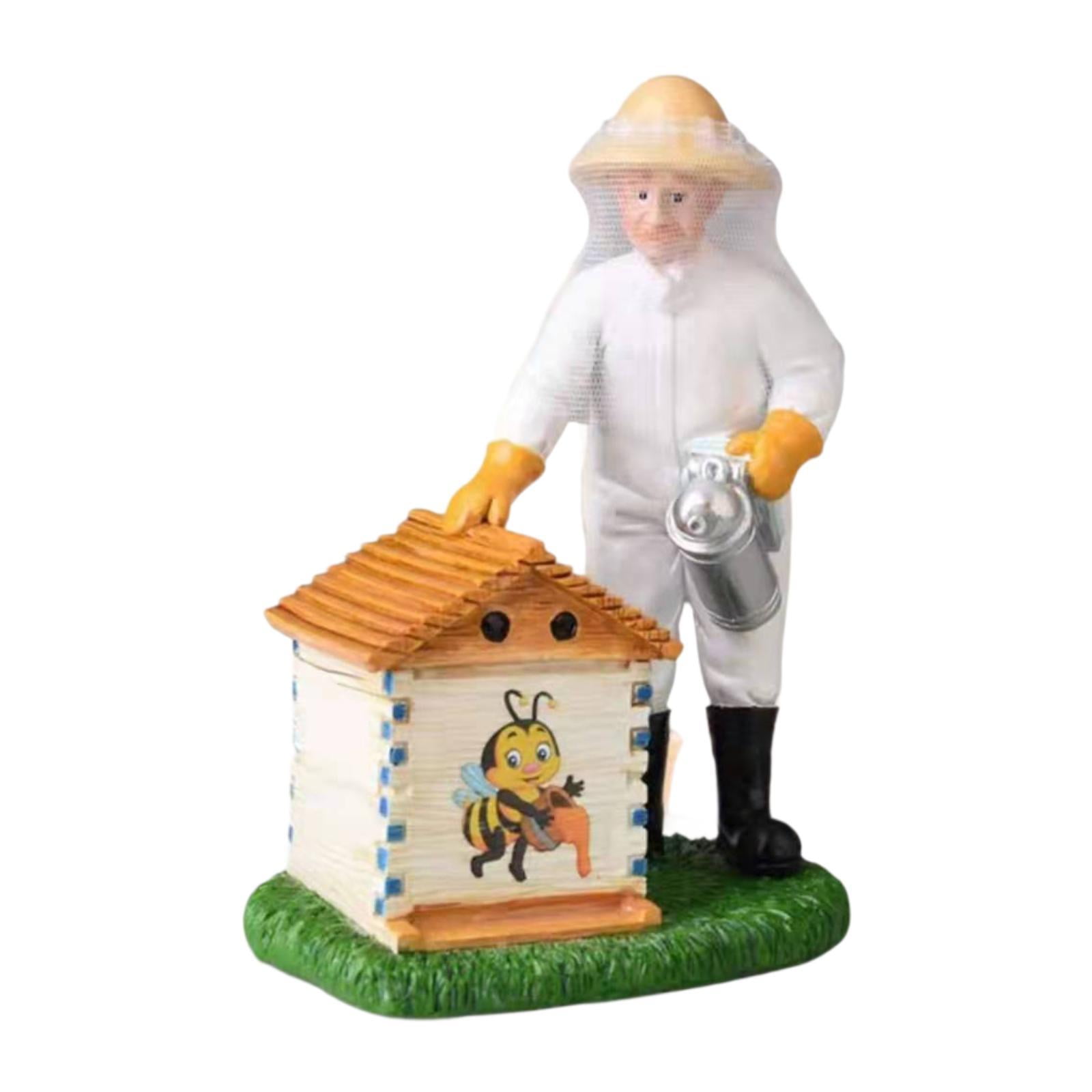 deevoka Beekeeping Art Statue Artwork Resin Figurine for Indoor ...