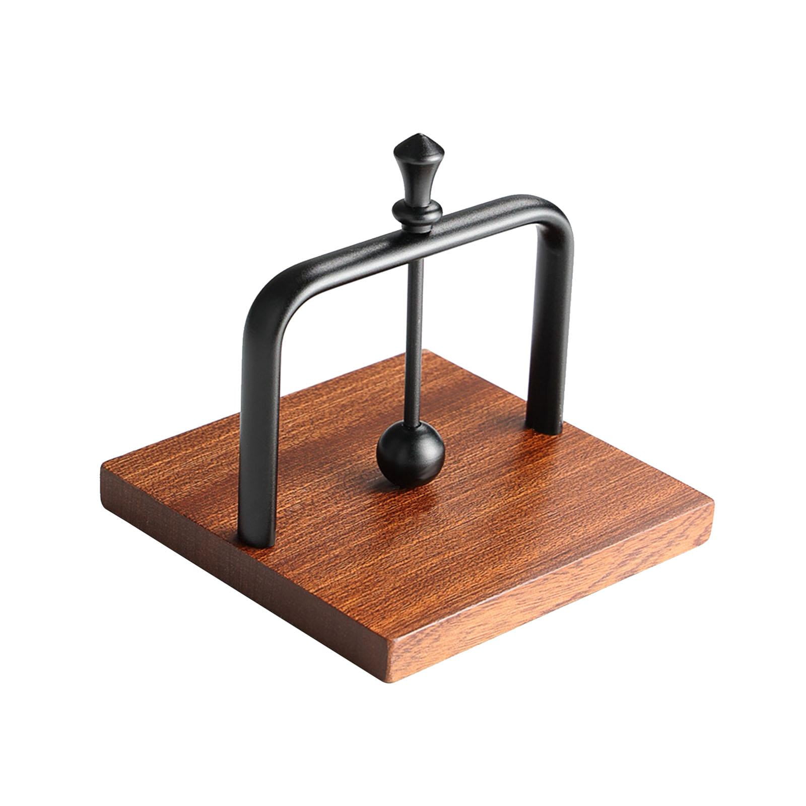 deevoka Cafe Napkin Holder Metal Solid Wood Napkin Clip for Indoor ...