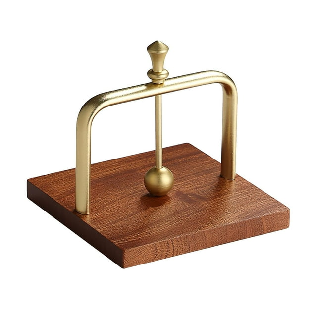 deevoka Cafe Napkin Holder Metal Solid Wood Napkin Clip for Indoor ...