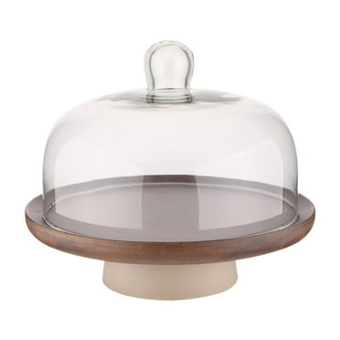 Tablecraft Jadeite Glass Collection 13" Cake Stand - Walmart.com
