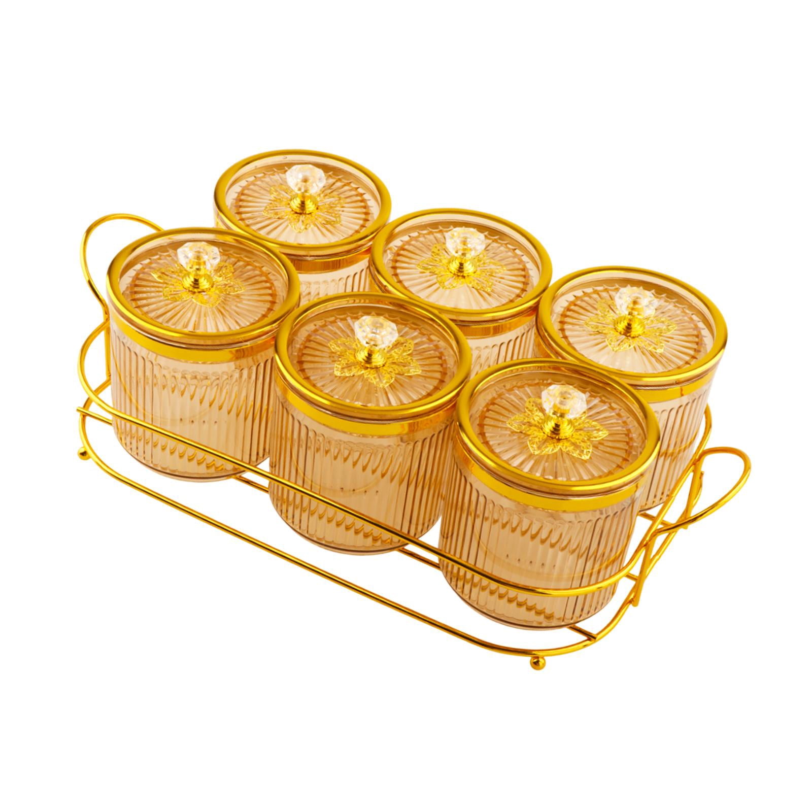 deevoka Candy Nut Serving Container with 6 Compartment for Candy Dried ...