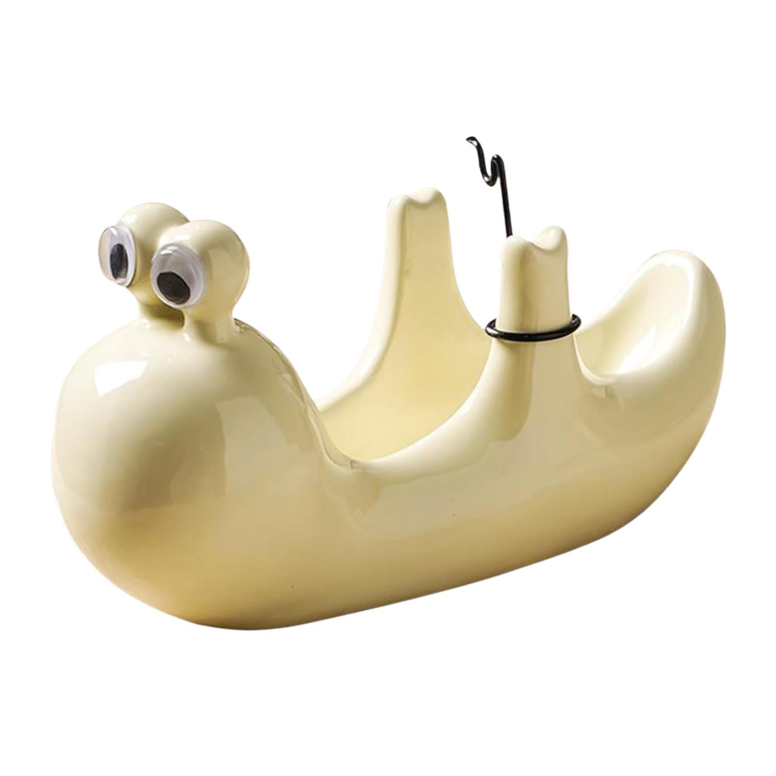 deevoka Ceramic Coil Holder Snail Sculpture Cute Coil Stand for Deck ...
