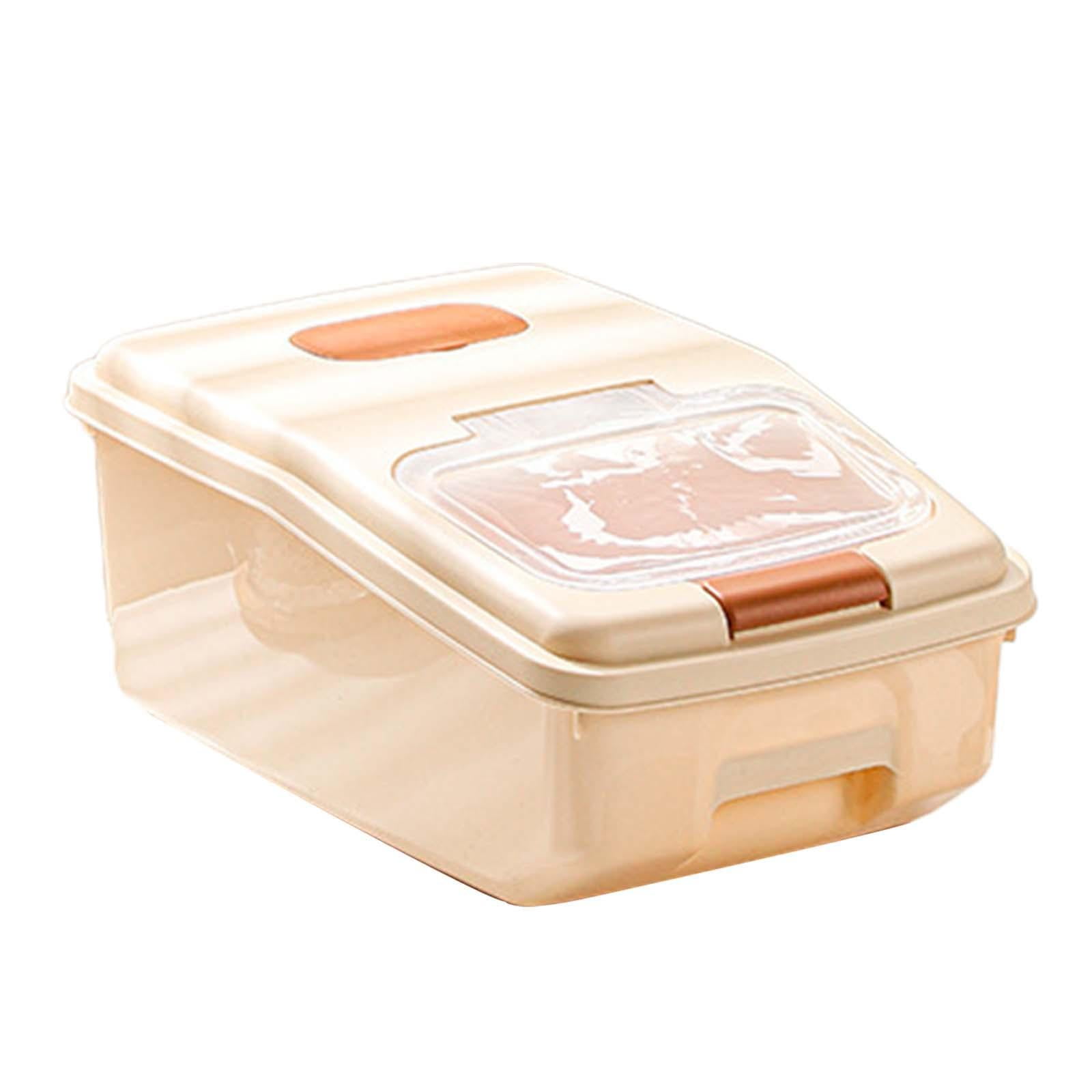 deevoka Cereal Rice Food Storage Container Airtight Leakproof Grain ...