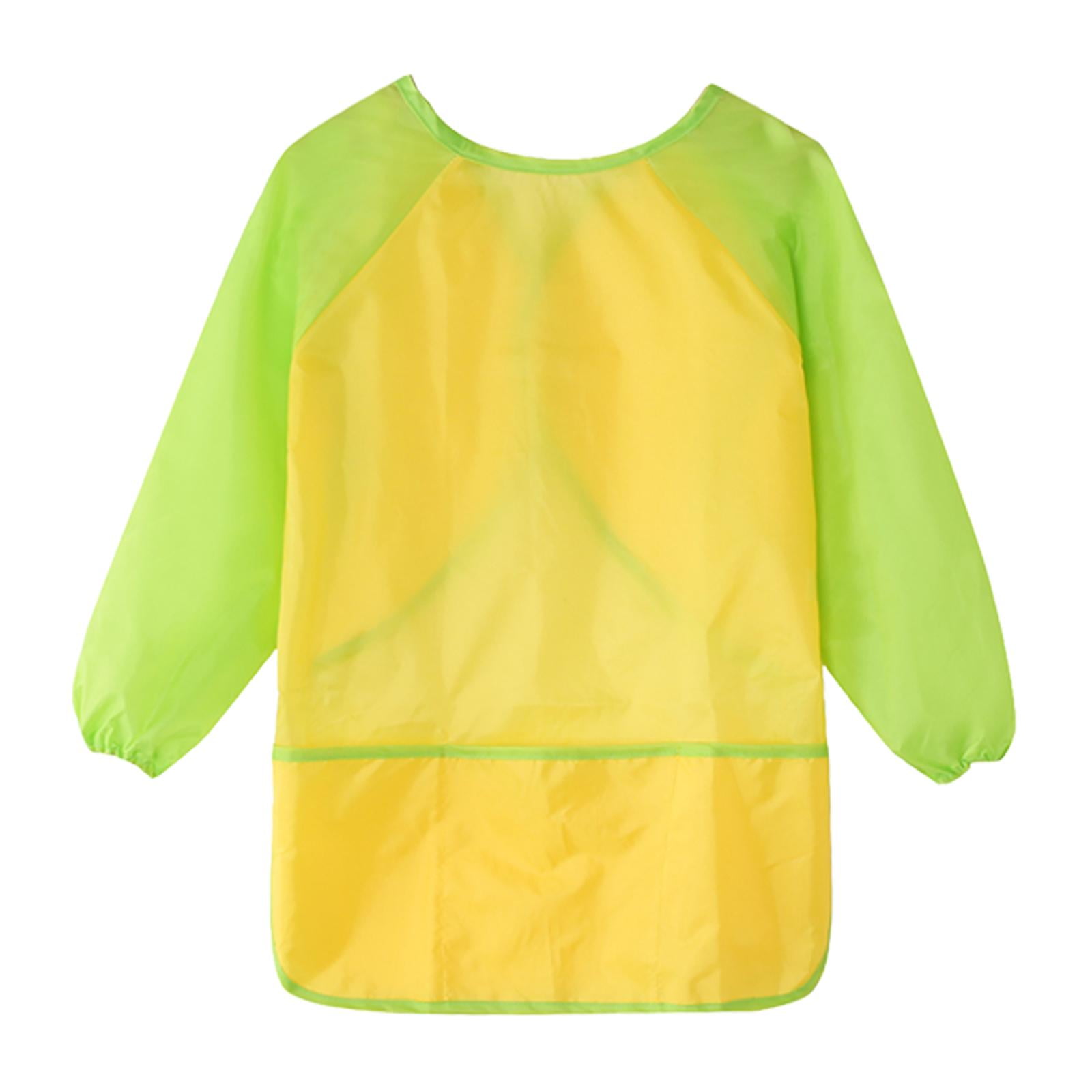 deevoka Children Painting Apron Washable Bib Paint Smock for Drawing ...