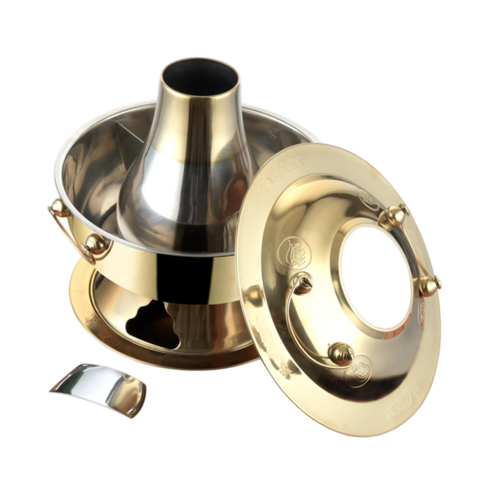 deevoka China Copper Chafing Dish Soup Pot Cooking Pot for Parties ...