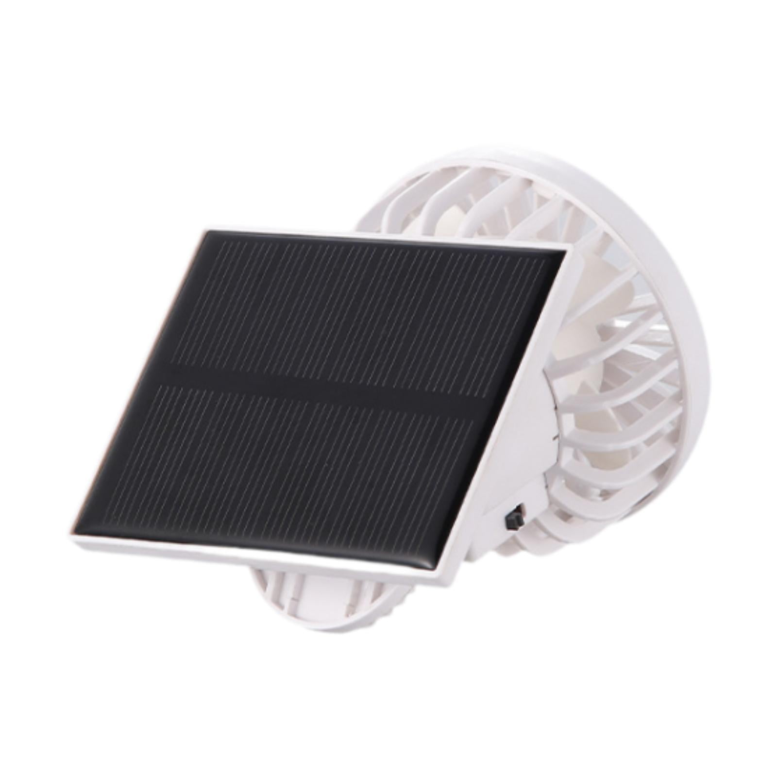 deevoka Clip Cap Fan Solar 3 Speeds Wind Speed Portable for Camping ...