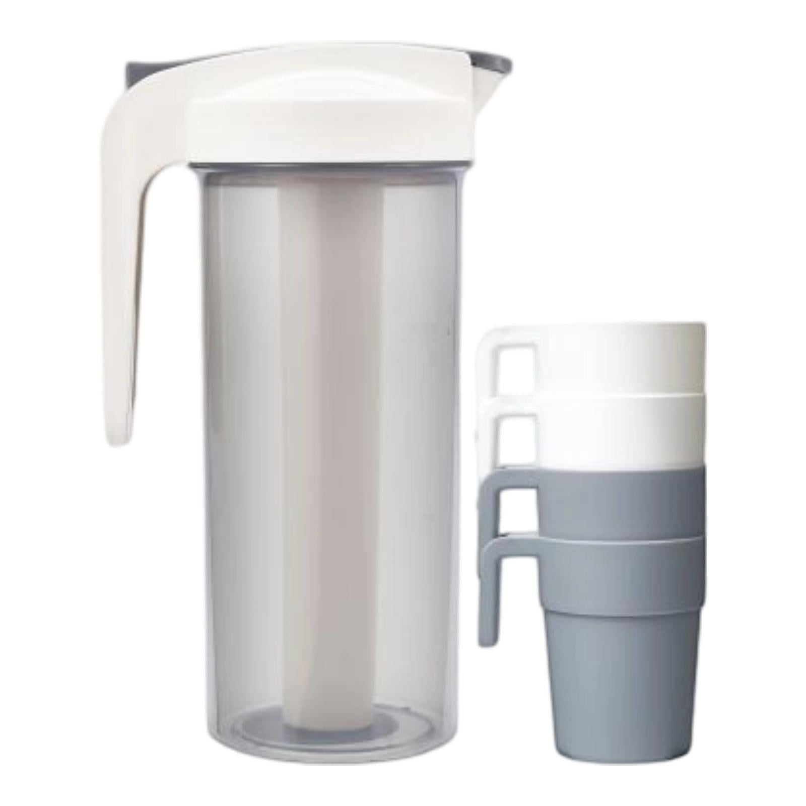 deevoka Cold Water Jug Lightweight Simple Easy to Use Bottle Set for ...