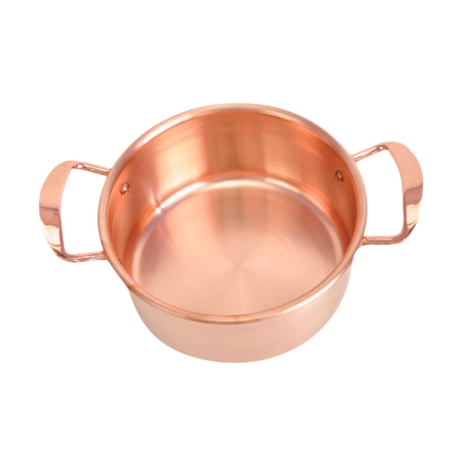 deevoka Copper Pot 6.3inch Boiling Pot Copper Hot Pot for Restaurant ...