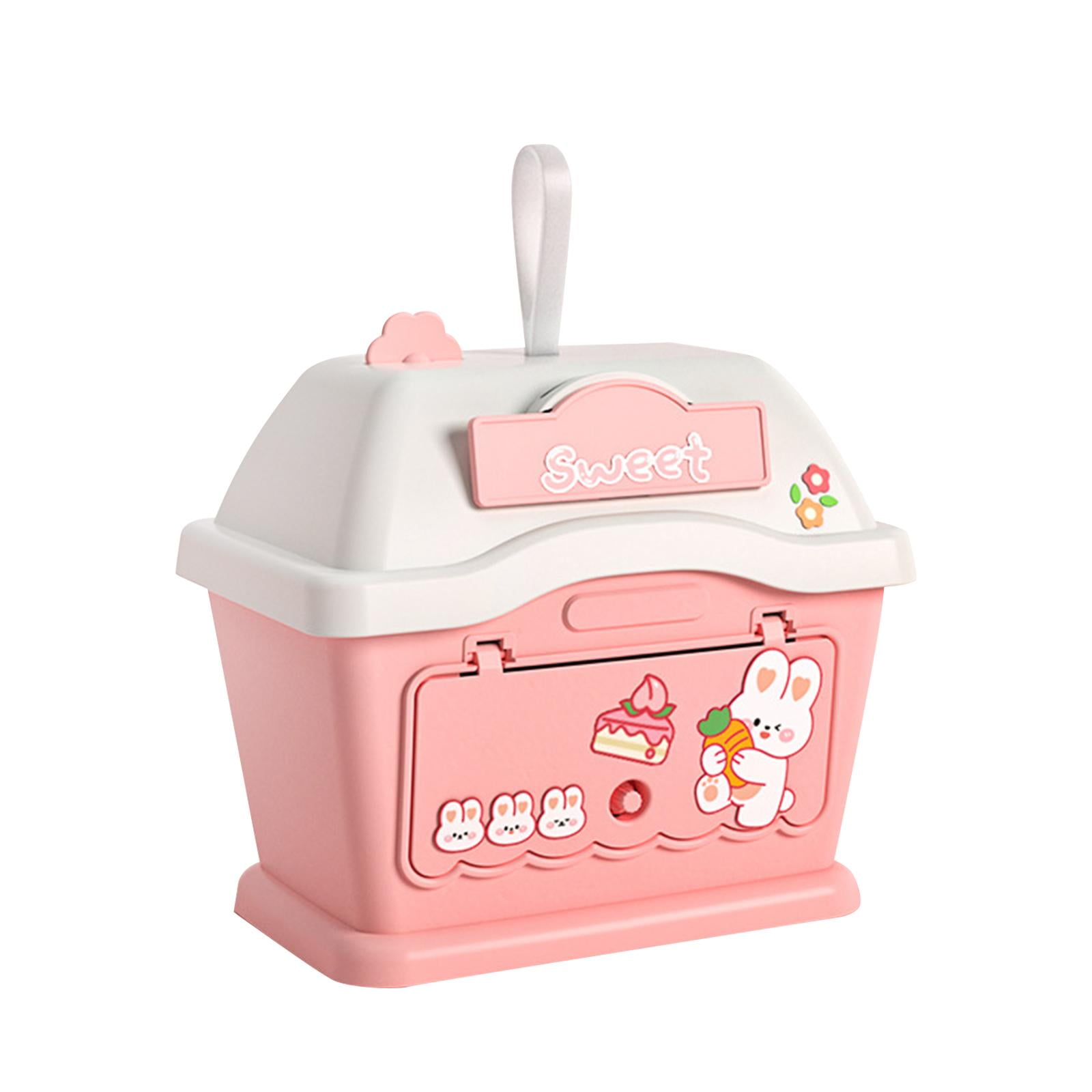 deevoka Cottage Piggy Bank Portable House Money Bank Funny House Money ...