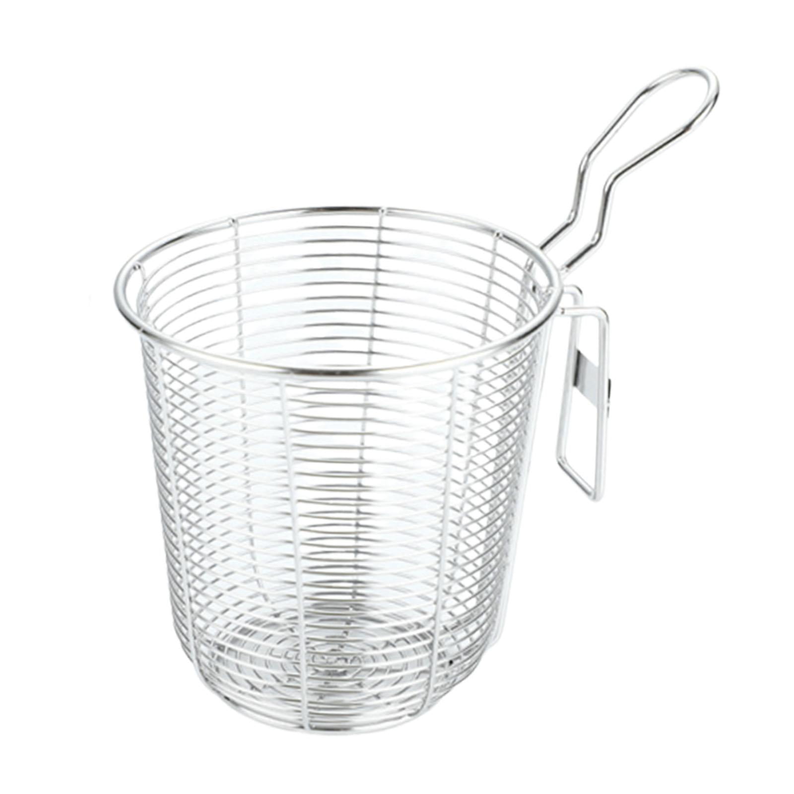 deevoka Deep Frying Basket Sifter Wire Mesh Fry Basket for Camping ...