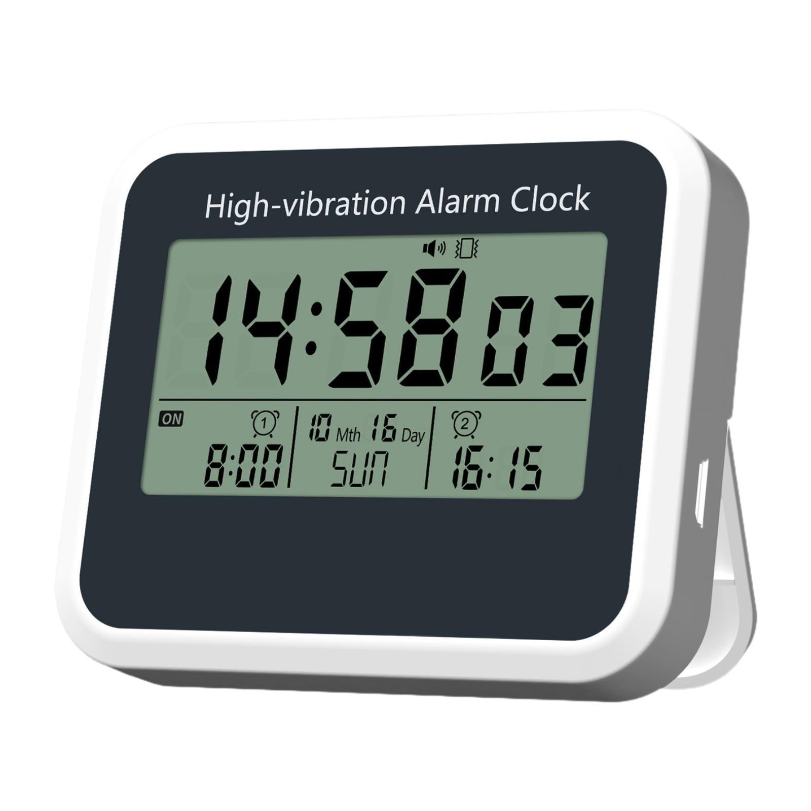 deevoka Digital Alarm Clock Bedside Clock with Decorative with Alarm ...