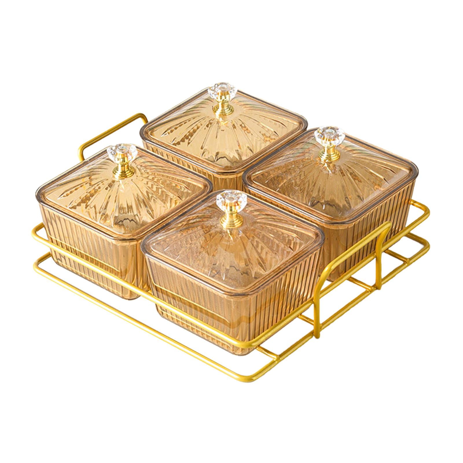 deevoka Divided Serving Dishes Decorative Appetizer Tray for Home ...