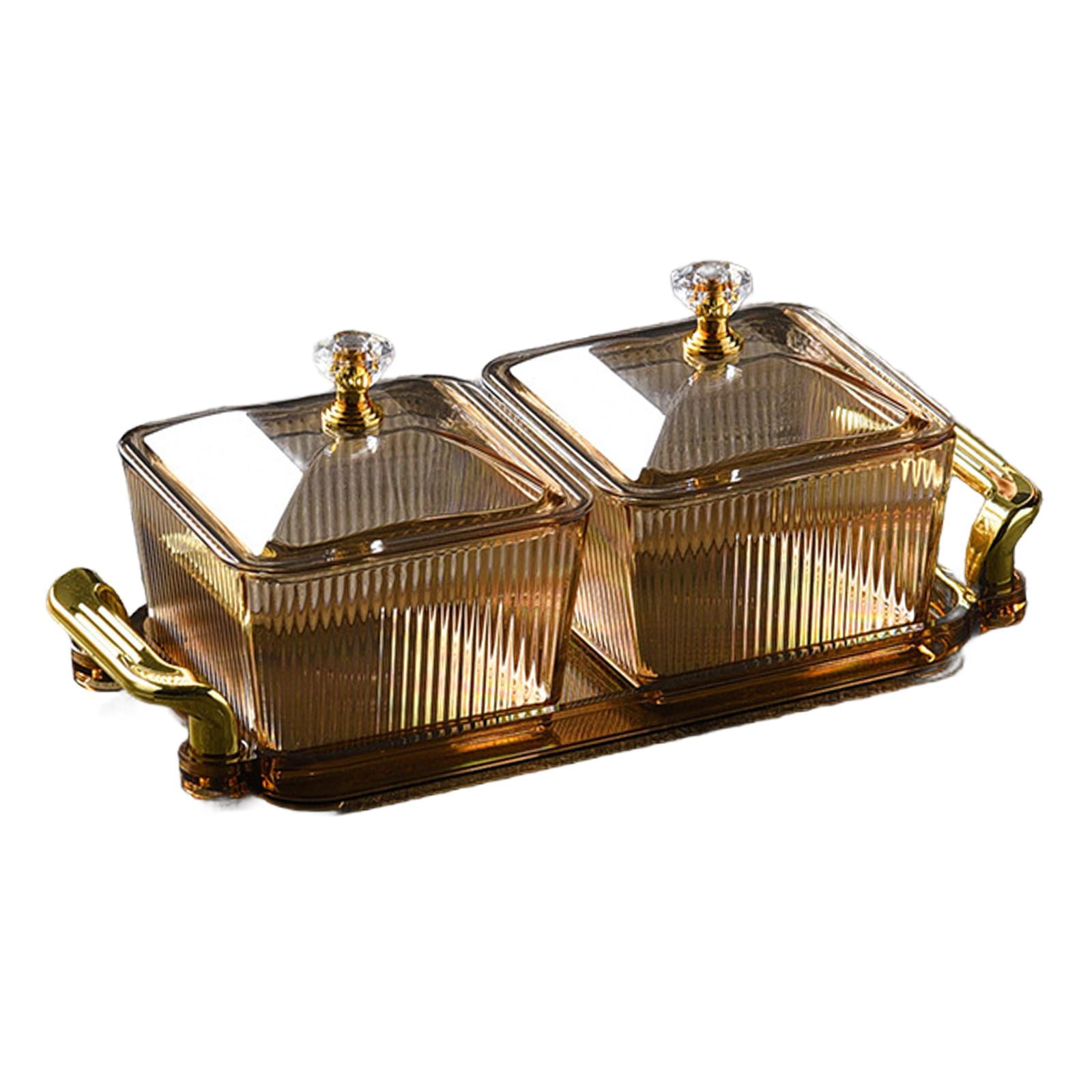 deevoka Divided serving bowls for dried fruits, bowl for candy and nuts ...