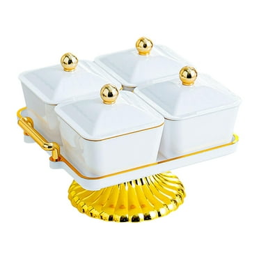 Cold Deviled Egg Tray-Chilled Platter with Ice Compartment-Egg, Fruit ...