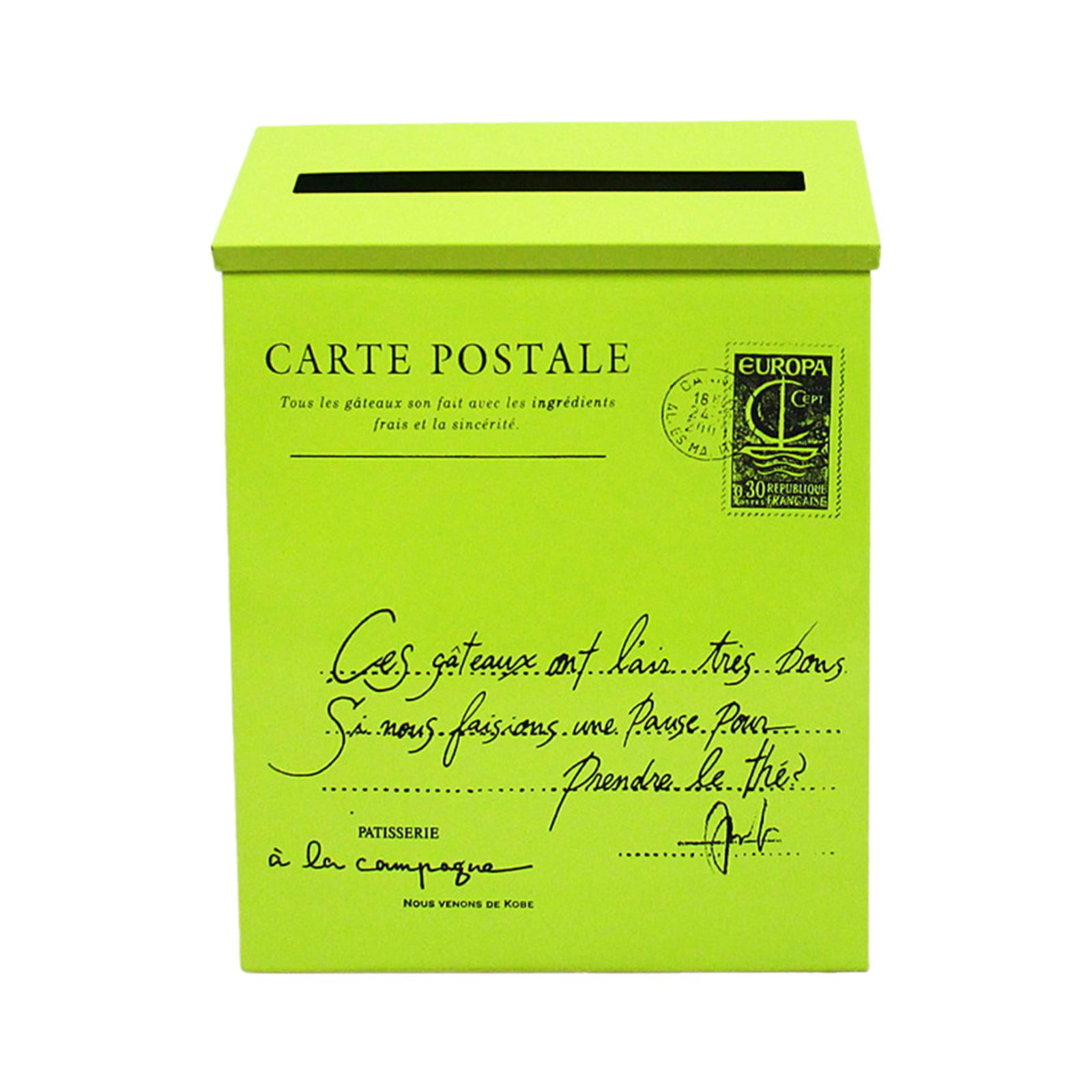 deevoka Drop Box Large Capacity Decorative Newspaper Holder Box for ...