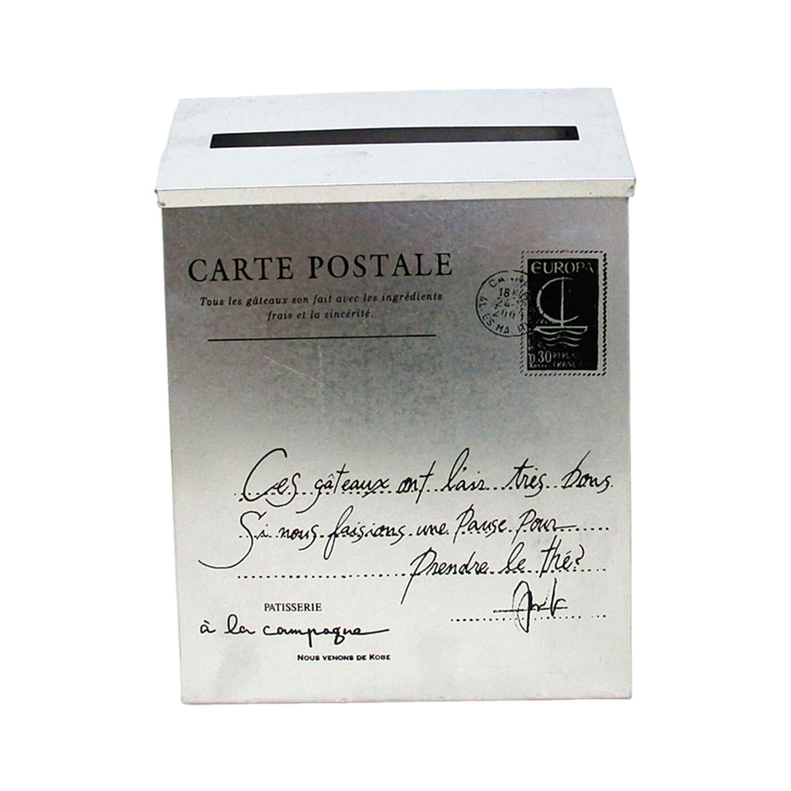 deevoka Drop Box Large Capacity Decorative Newspaper Holder Box for ...