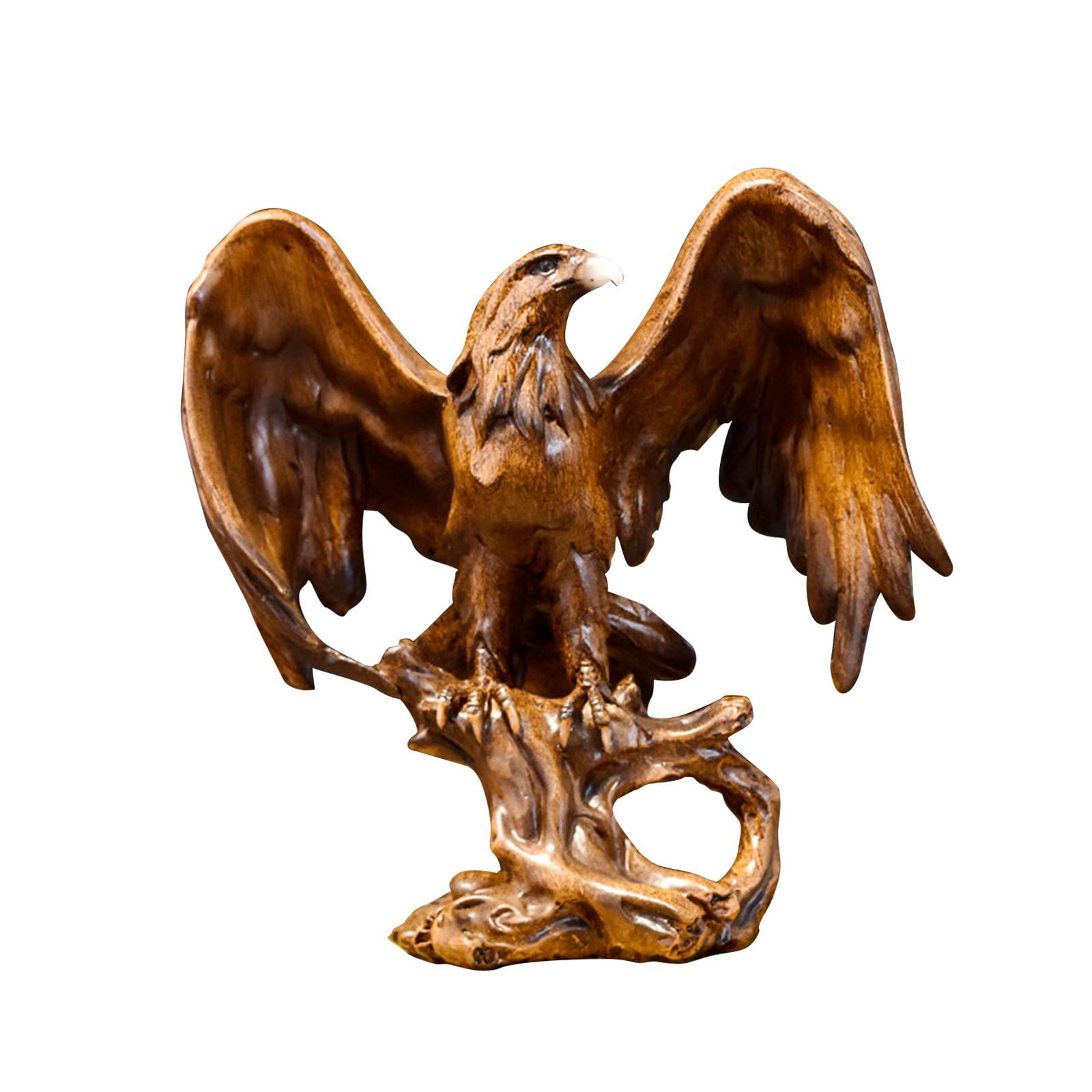 deevoka Eagle Resin Ornaments Statue Creative Spreading Wing Statue for ...