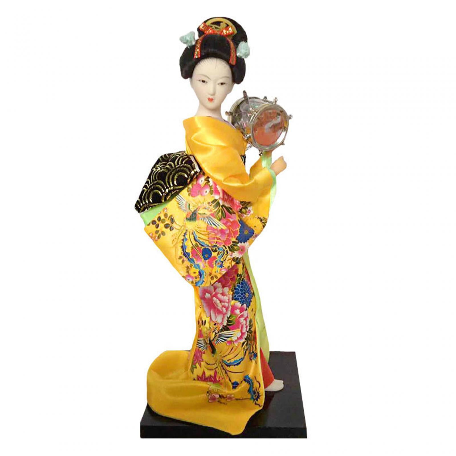 deevoka Ethnic Japanese Geisha Dolls 9" Asian Geisha Doll for Shelf ...