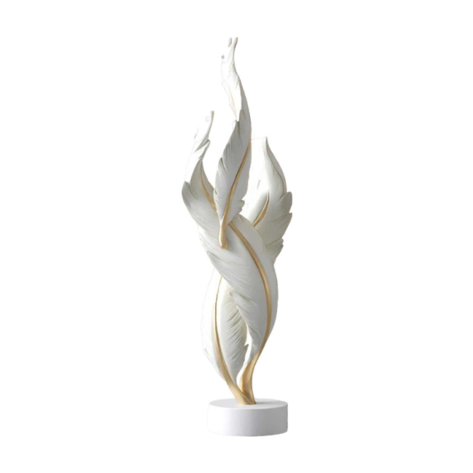 deevoka Feather Sculpture Collection Creative Modern Statue for Bedroom ...