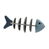 deevoka Fishbone Shape Wall Shelf Beach Themed Wall Mounted for Storage ...
