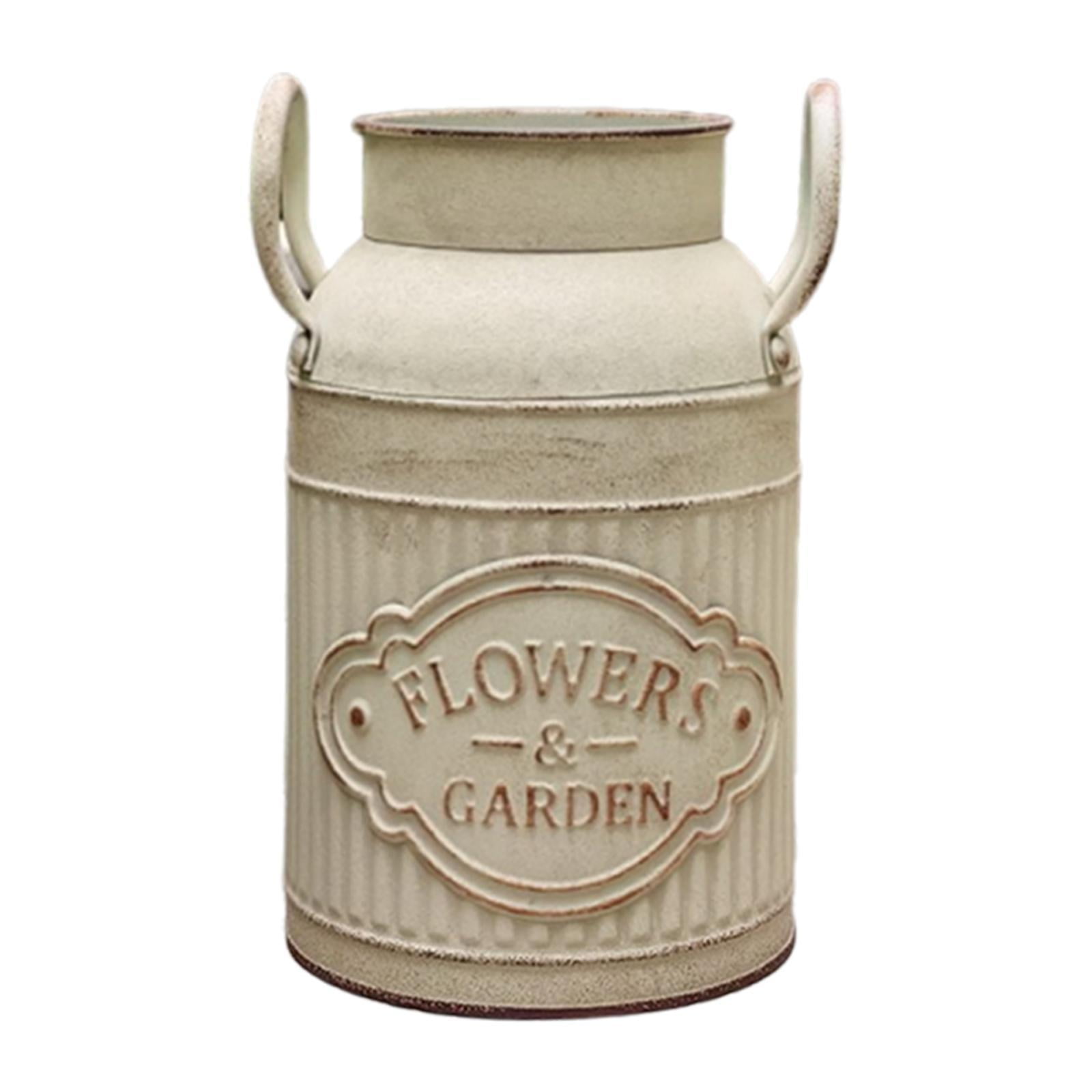 deevoka Flower Rustic Jug Decorative for Table Centerpiece Country ...