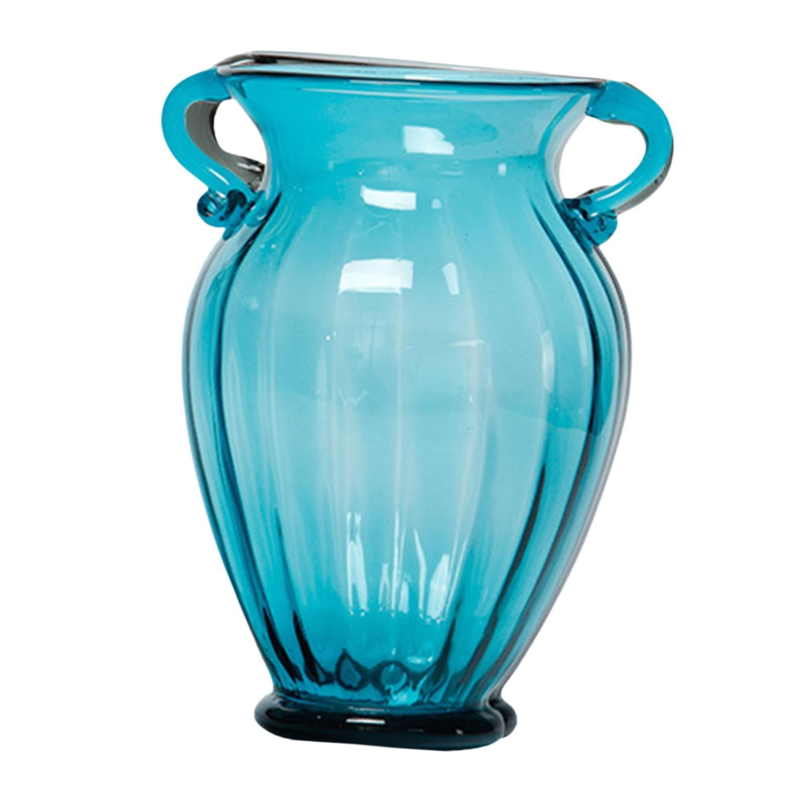 deevoka Flower Vase Creative Art Glass Desktop Vase for Dining Room ...
