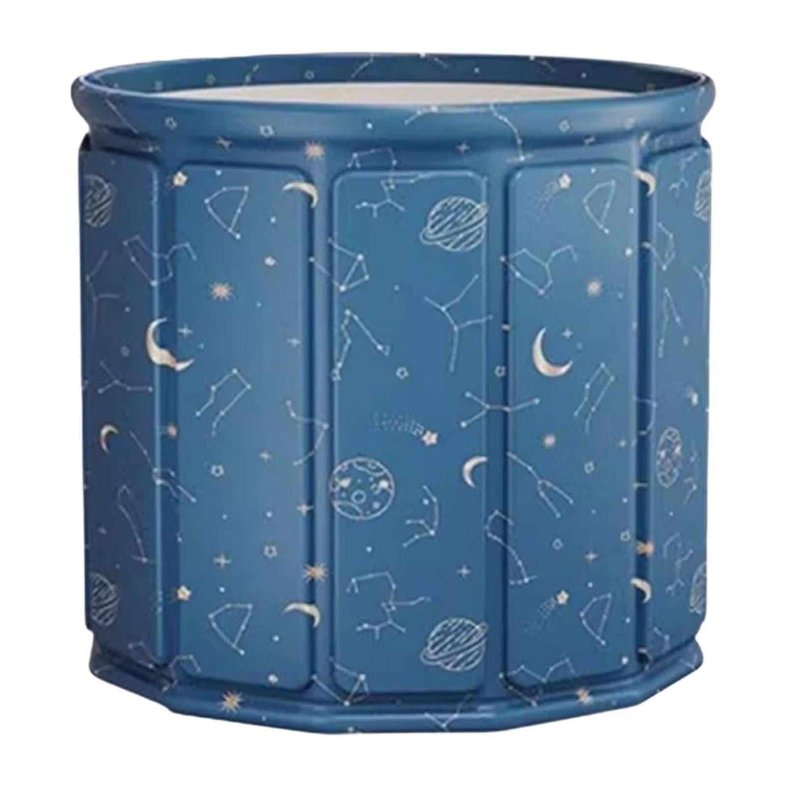 deevoka Foldable Bathtub Bathing Bucket Easy to Use Shower Stall Tub ...