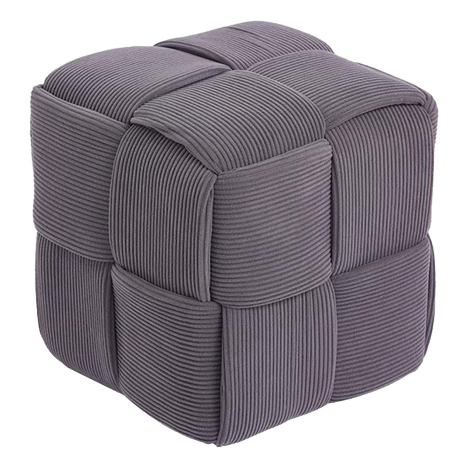 deevoka Foot Rest Stable Protect Wood Floor Square Footstool for Office ...