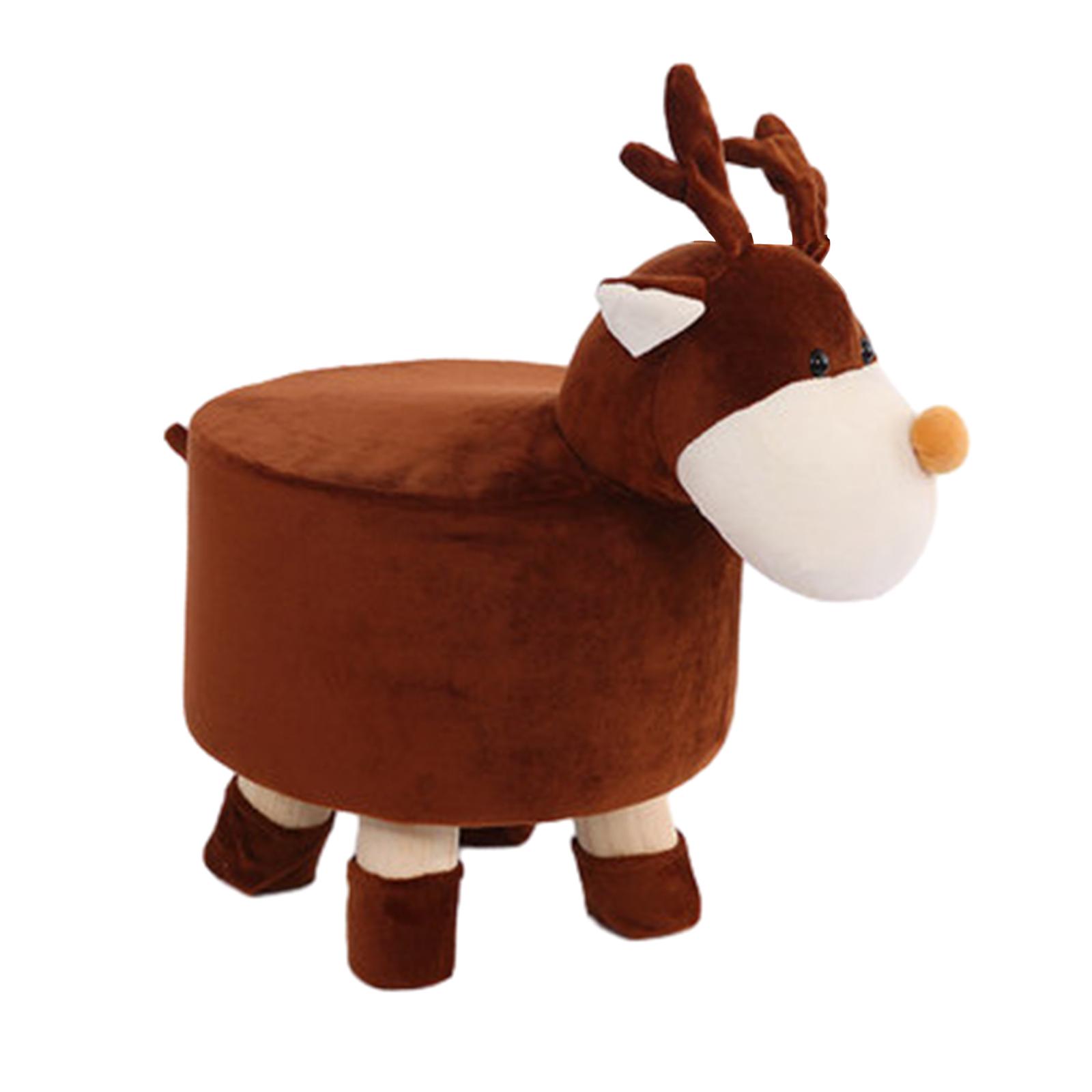 deevoka Foot Stool Seat Chair Animal Shape Foot Rest for Entryway ...