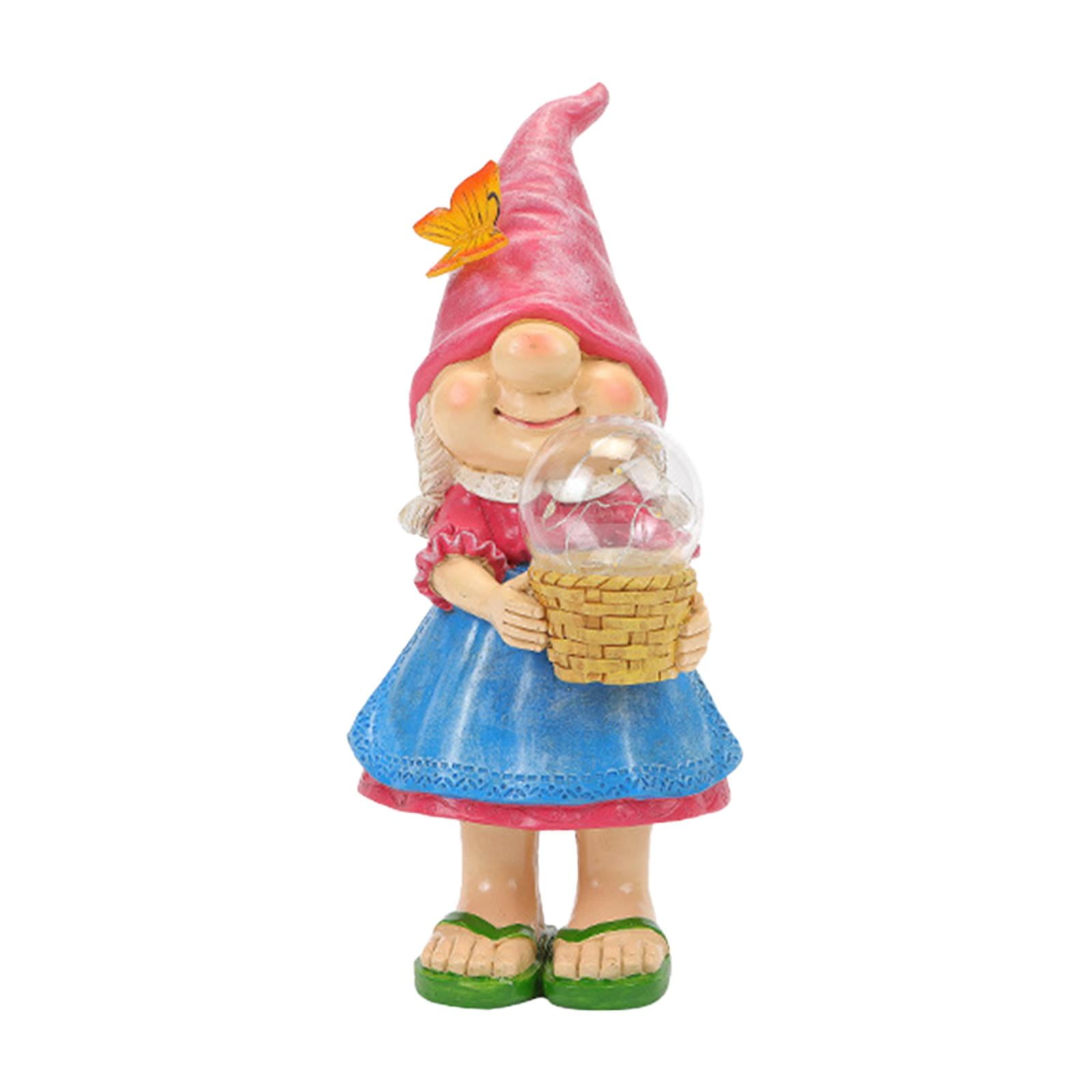 deevoka Garden Gnome Statue Crafts Creative Gnome Figurine for Bedroom ...