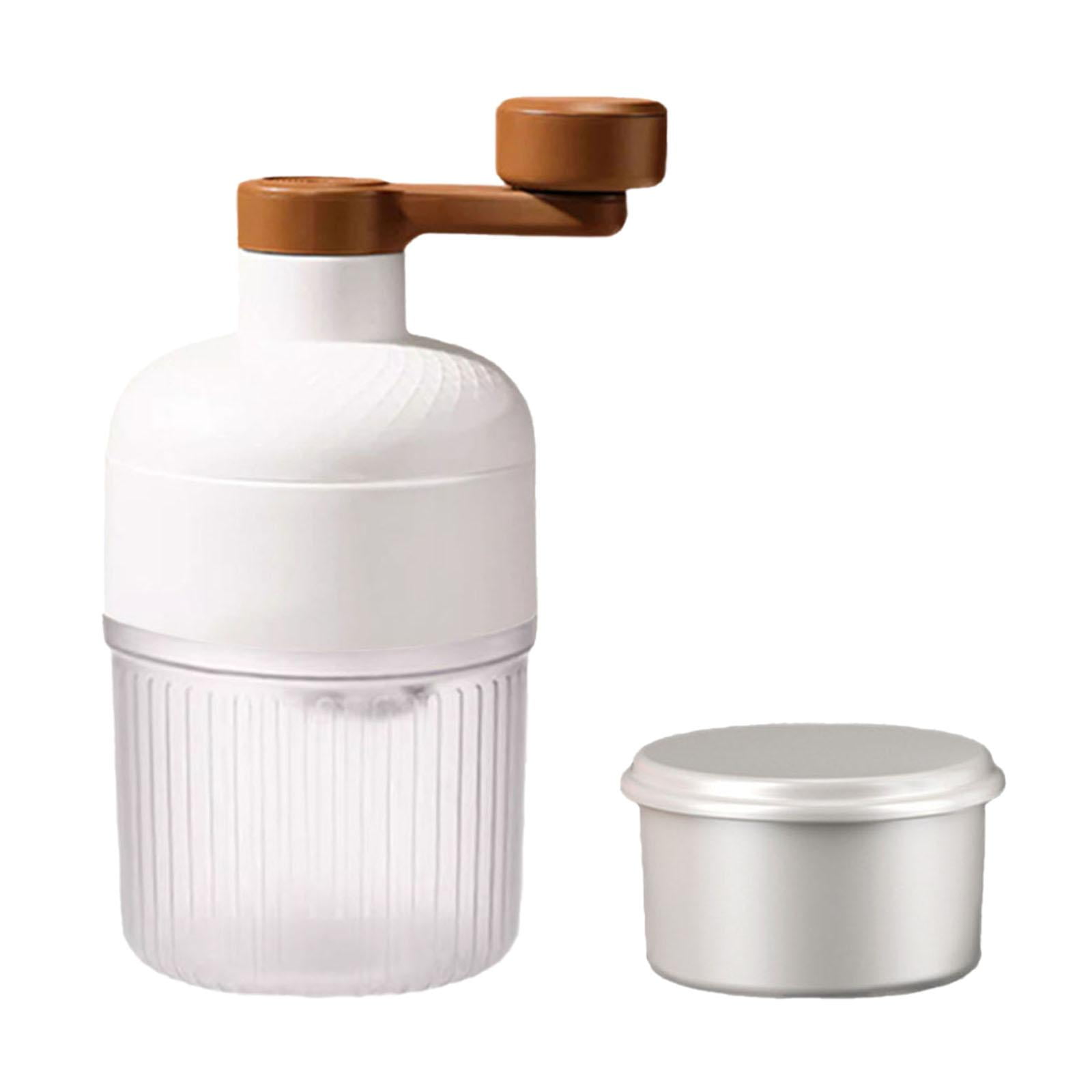 deevoka Hand Crank Ice Crusher Manual Rotary Ice Crusher for Snow Cone ...