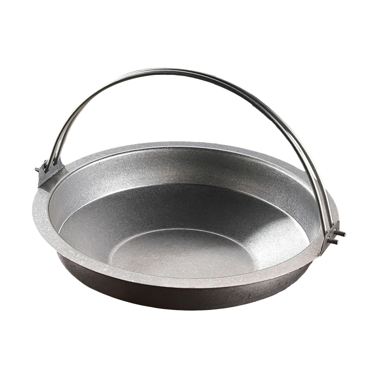 deevoka Hanging Cooking Pot Camping Pot with Handle Outdoor Indoor ...