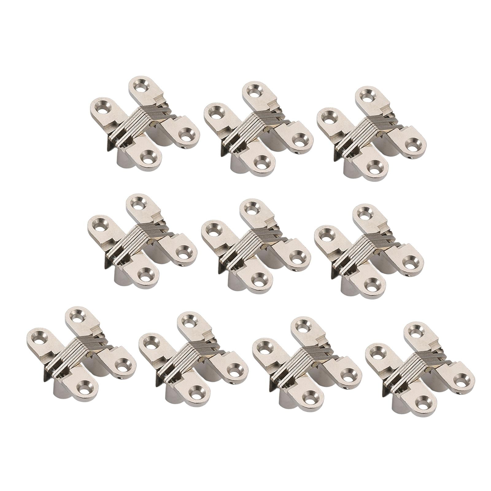 deevoka Invisible Hinge Concealed Cross Door Hinge for Cupboard ...