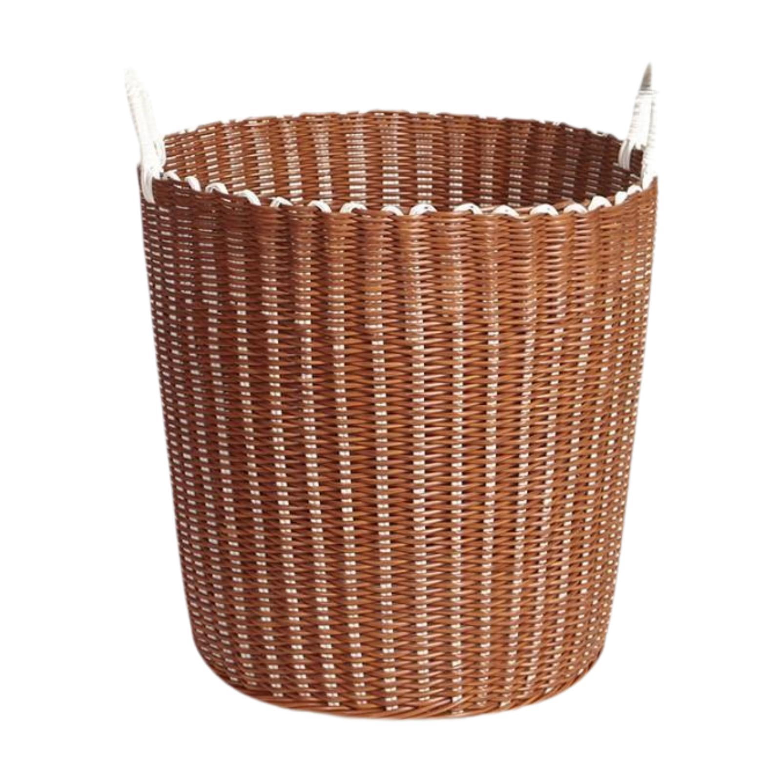 deevoka Laundry Basket Bin Handwoven Storage Baskets for Living Room ...