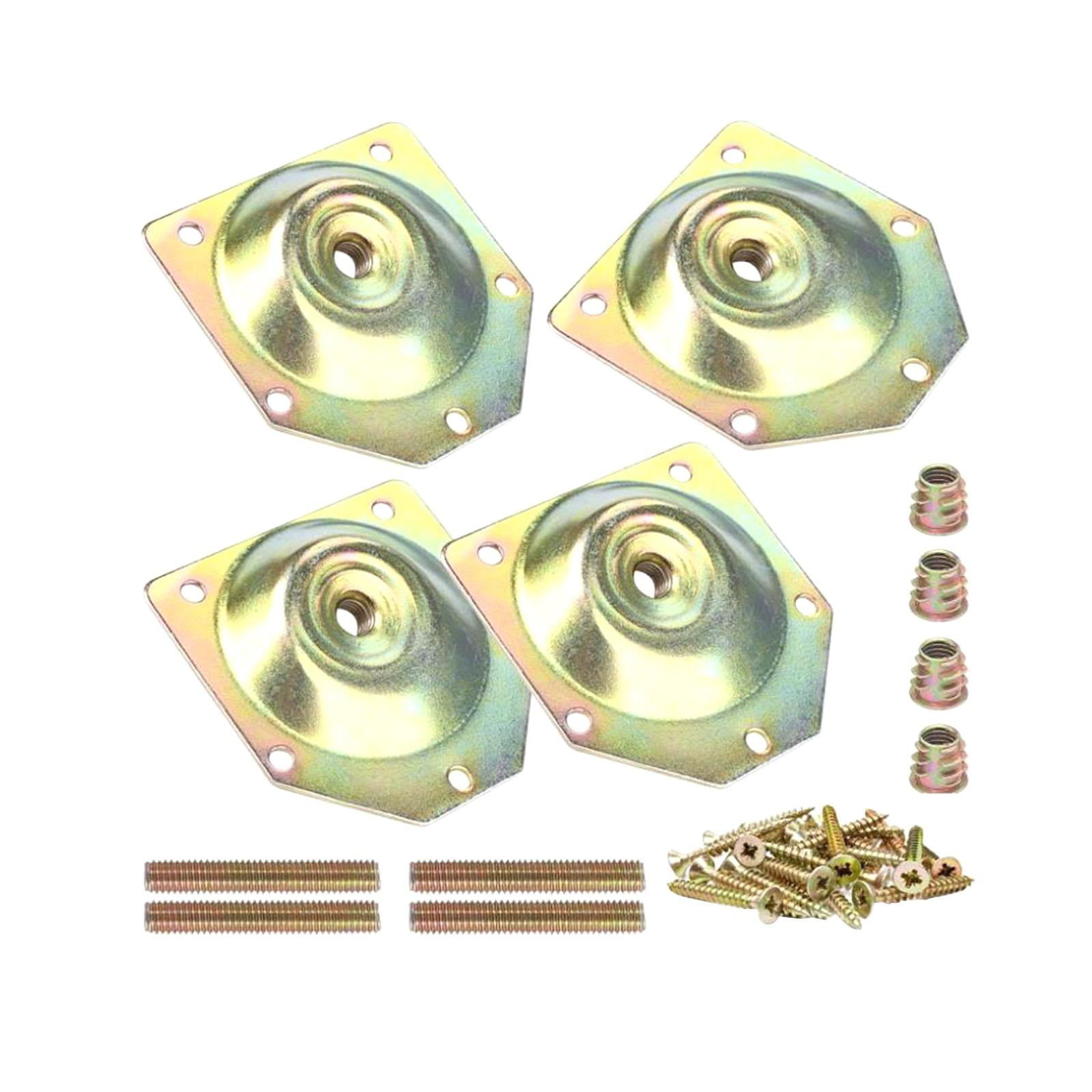 deevoka Leg Mounting Plates Brackets Hardware High Strength for Sofa ...