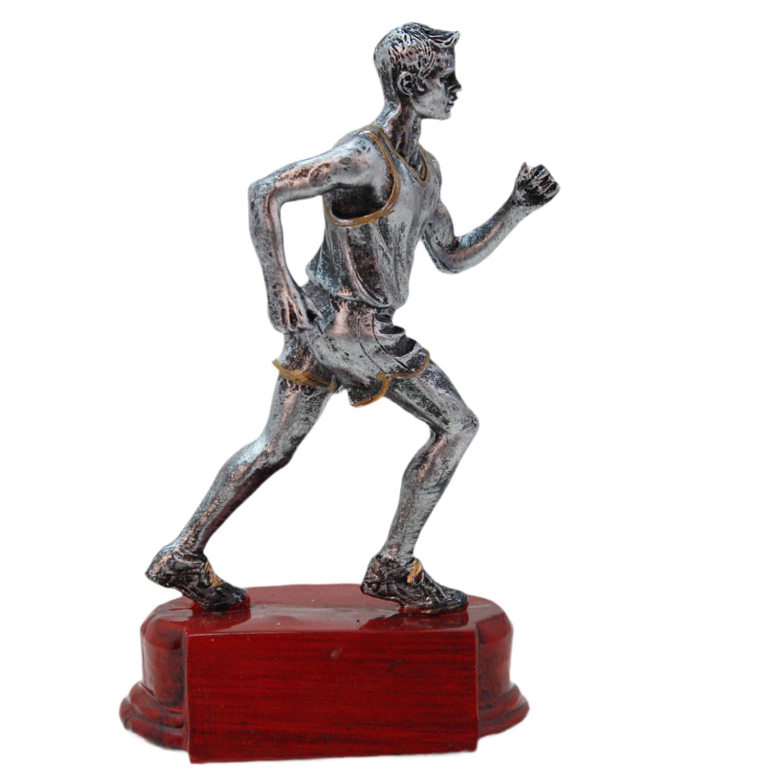 deevoka Male Long Distance Runner Statue Collectible for Living Room ...