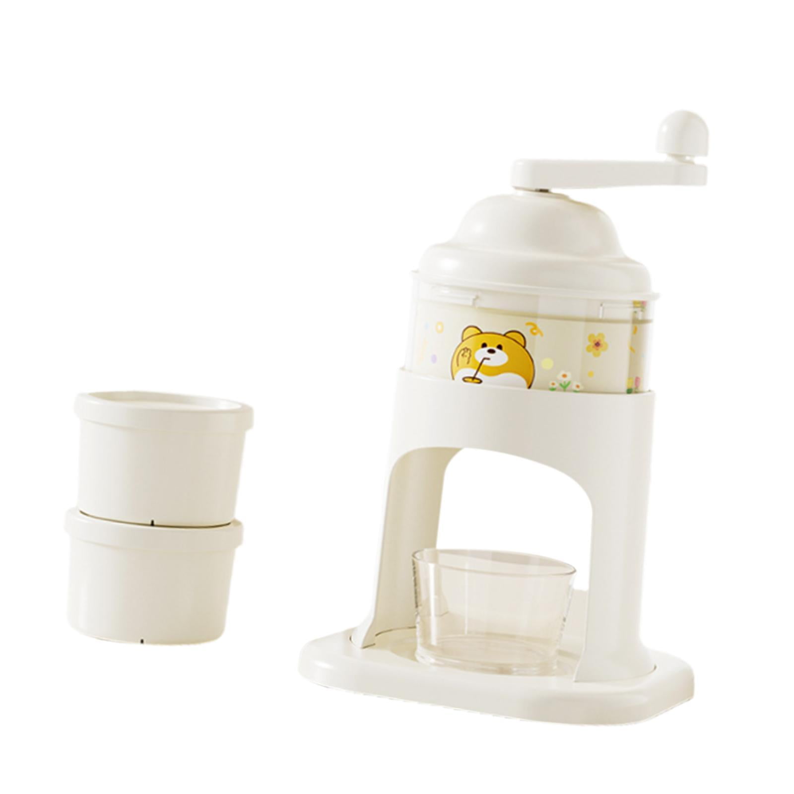 deevoka Manual Ice Crusher Hand Shaved Ice Machine for Indoor Outdoor ...