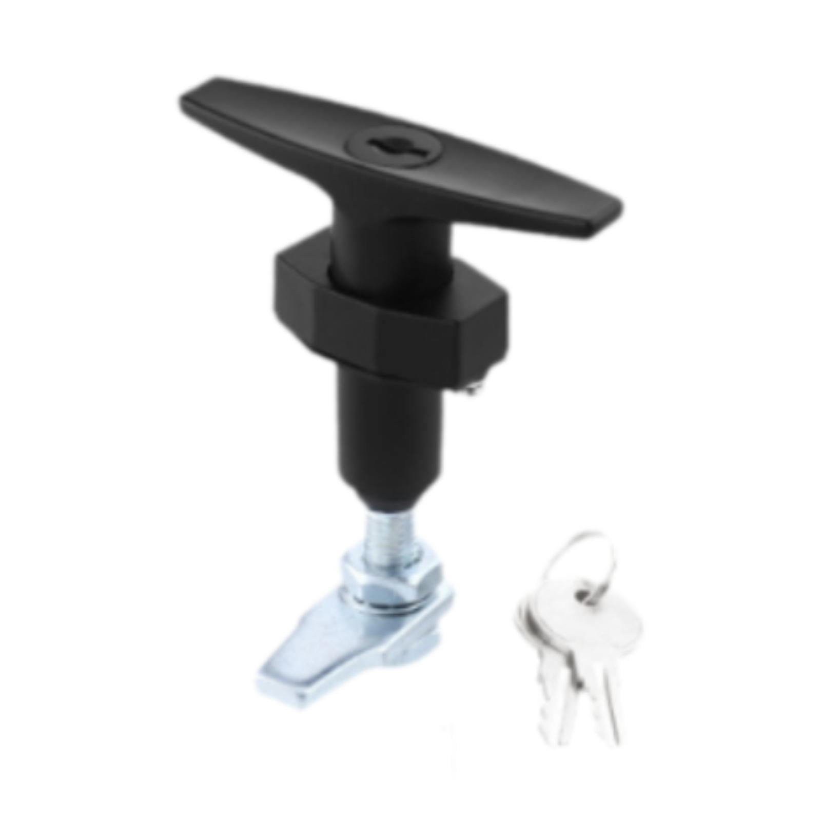 deevoka Matching Set T Handles Lock Sturdy for Trailer Cabinet Door ...