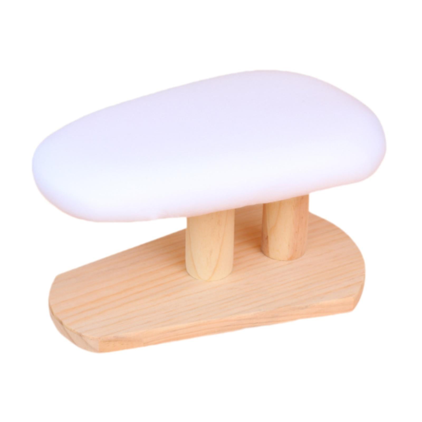 deevoka Mini Ironing Board Wooden Base Compact Iron Board Ironing Stool ...
