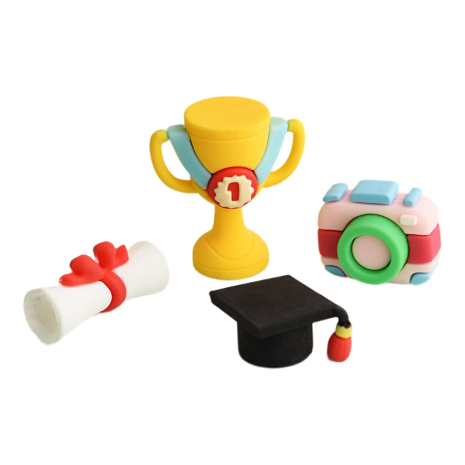 deevoka Mini Silicone Desk Figurines Miniature Statues for Cafe Living ...