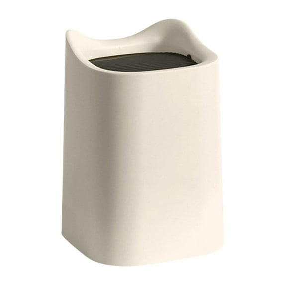 deevoka Mini Trash Can Modern Garbage Bin for Household Bathroom Vanity ...