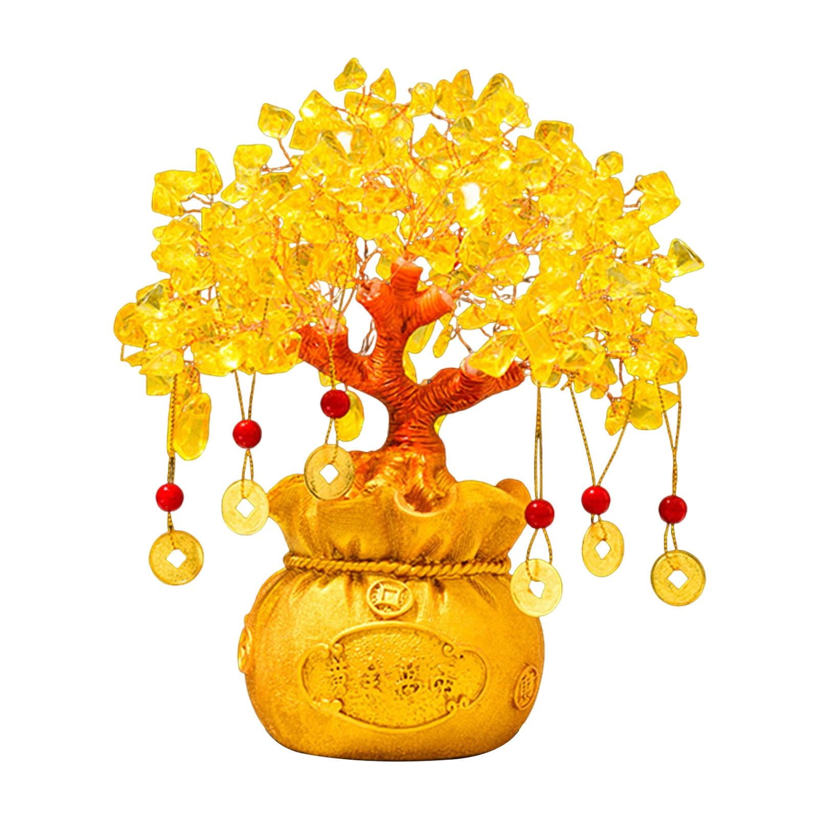 deevoka Money Tree Statue Lucky Tree Figurine Aesthetic Collection ...