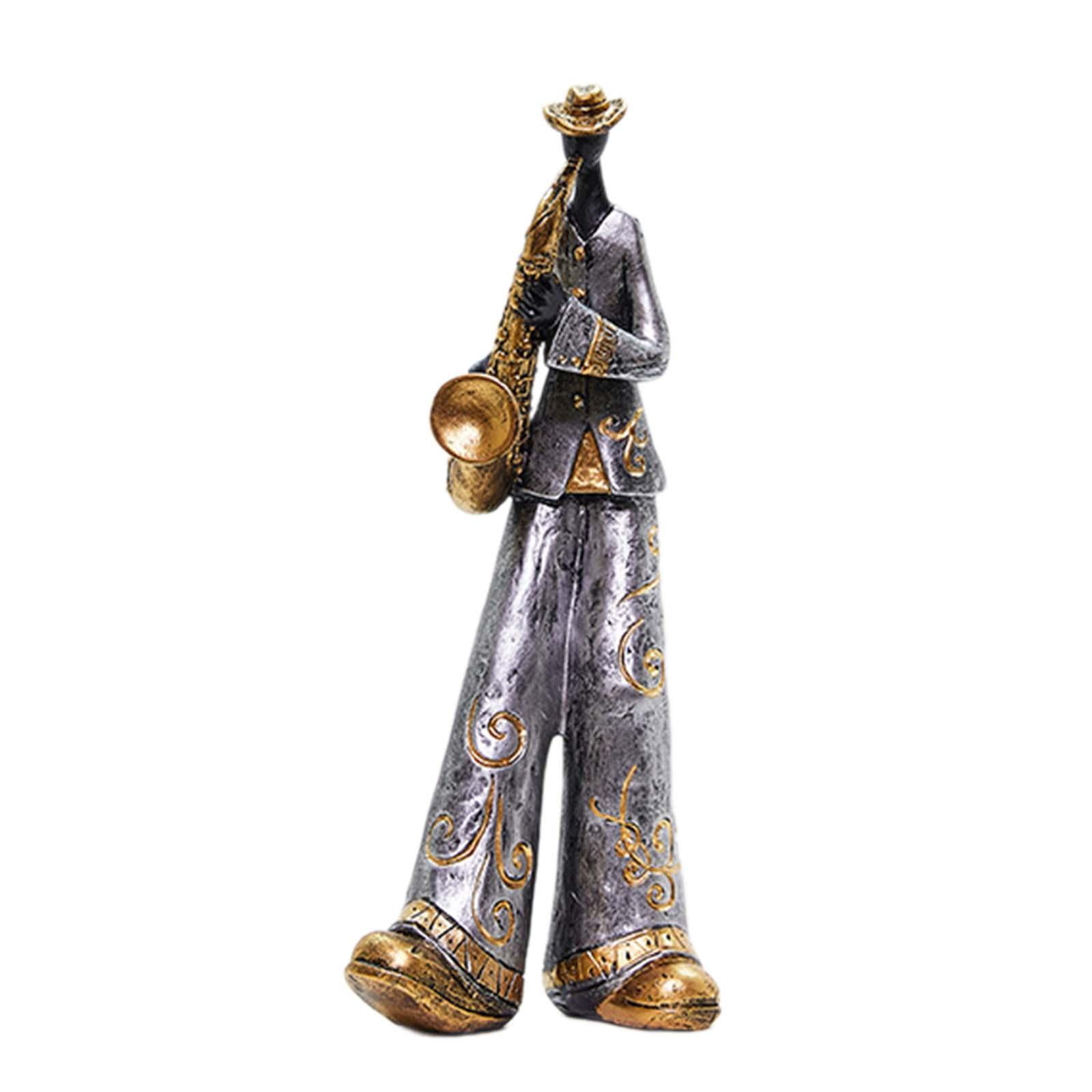 deevoka Musician Statue Figurine Figures Cabinet Nightclub Club Home ...