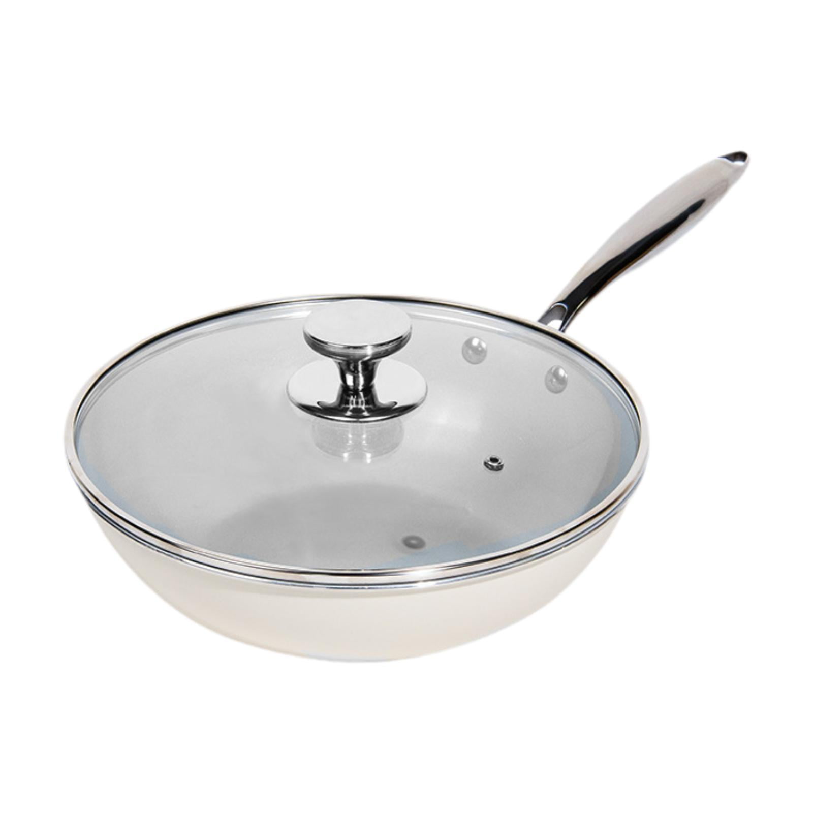 deevoka Nonstick Deep Frying Pan Frying Pan Skillet for Gas Stoves ...