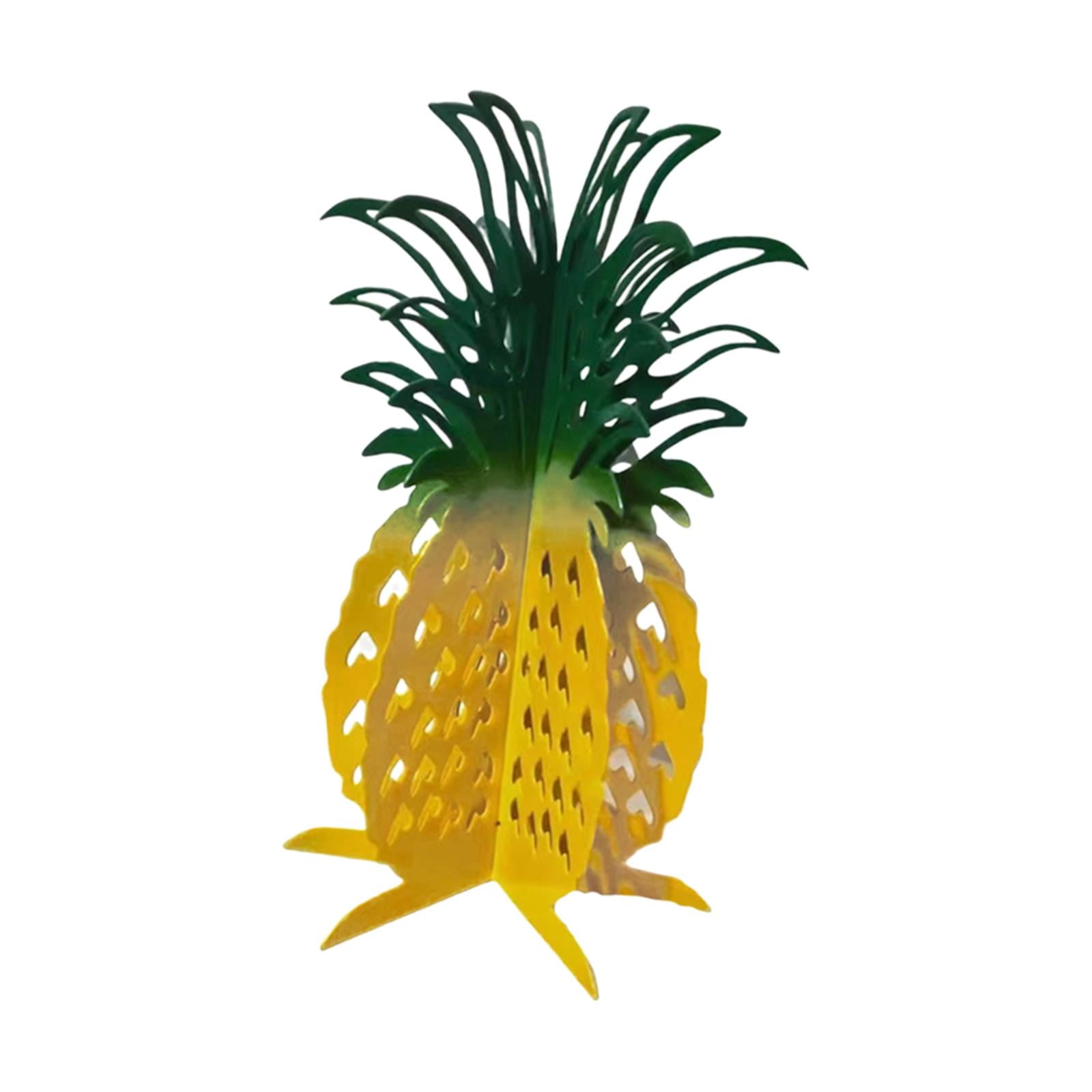 deevoka Pineapple Decorative Adornment Fake Art Sculpture for Bookshelf ...